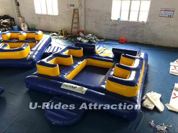 6 seat water float island water sofa lounge water play equipment for ...