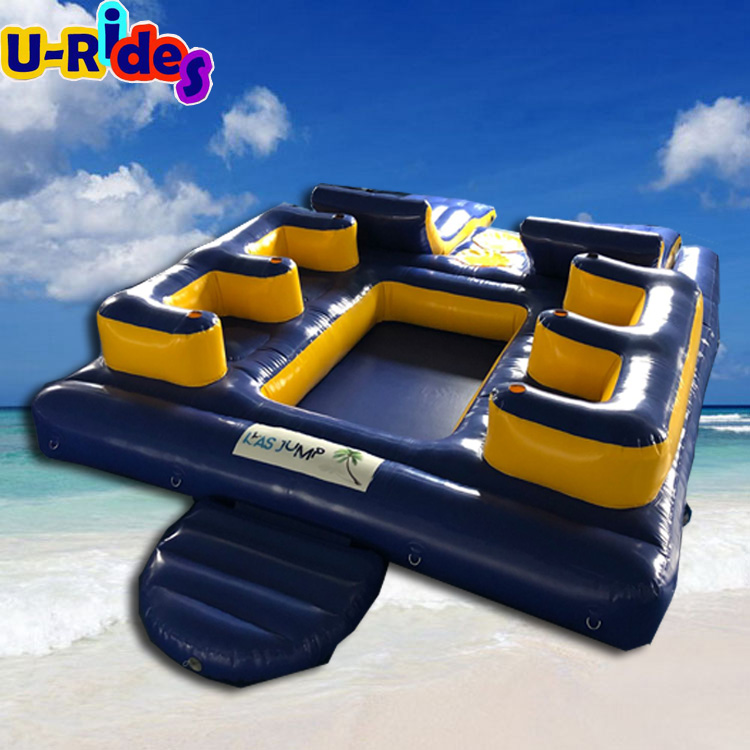 6 seat water float island water sofa lounge water play equipment for ...
