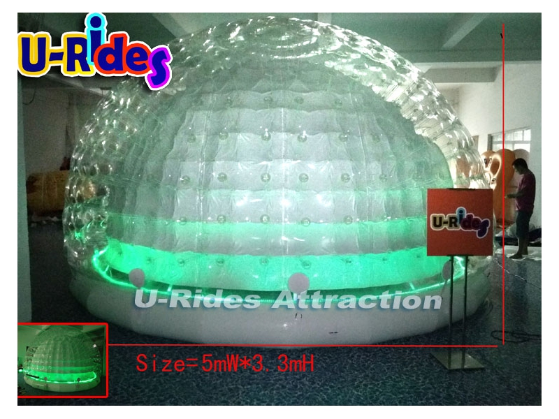 5m LED light Inflatable Bubble Tent as booth for events-Guangzhou U ...